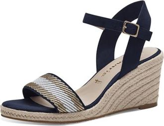 Tamaris Sandales &agrave; bride pour femme 1-28329-42, Marine, 39 EU
