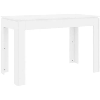 vidaXL Esstisch Wei&szlig; 120x60x76 cm Holzwerkstoff vidaXL