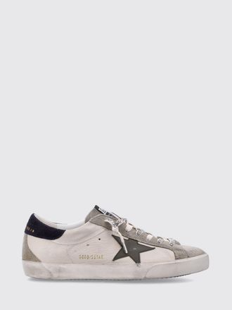 Golden Goose Baskets Super-Star en cuir de vachette avec effet us&eacute;