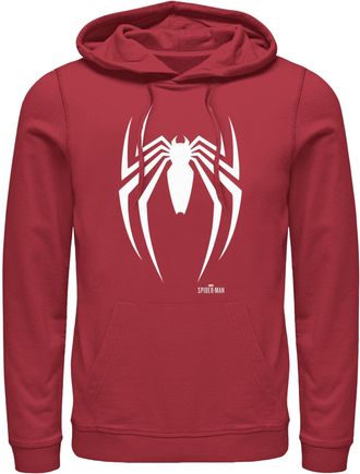 MARVEL Herren Universe Spider-Man Gamerverse Kapuzenpullover, Rot/Ausflug, einfarbig (Getaway Solids), X-Large
