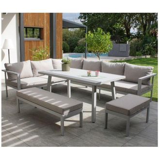DCB Garden Dcb Garden - antalya - Ensemble repas de jardin 9 places en aluminium