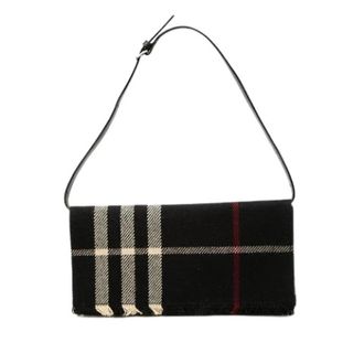 Burberry Pre-owned Wool Fringe Shoulder Bag - - Pre-owned - Damen - Schwarzk - ONE SIZE