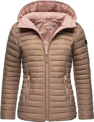 Marikoo Veste mi-saison l&eacute;g&egrave;re pour femme Asraa XS-3XL, taupe, XXL