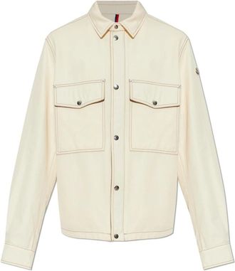 Moncler Homme, Vestes, Beige, Taille: L Watagua Denim Jacket