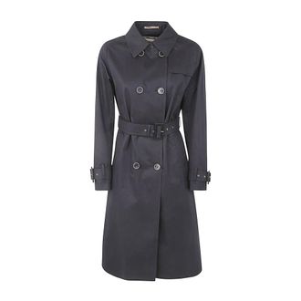 Herno Blauer Trenchcoat - - Coats - Damen - Blau - S