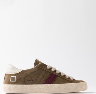 D.A.T.E. hill low suede army
