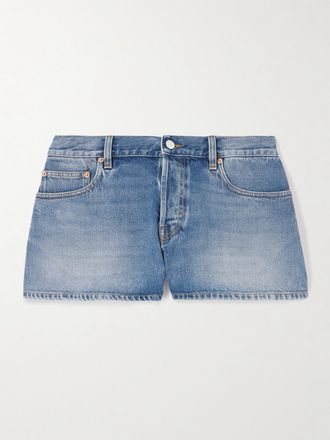 Gucci Lido Jeansshorts - Blau