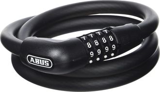 ABUS Kabelschloss Tresor 6415C + SCMU-Halterung - Zahlenschloss aus 15 mm starkem Stahlkabel mit PVC-H&uuml;lle Sicherheitslevel 5-120 cm