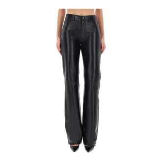 Haikure Femme, Pantalons, Noir, Taille: W27 Star Denim & Leather Pants