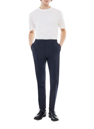 Fursac Pantalon &eacute;lastiqu&eacute; en toile de coton - Taille XXL - Homme