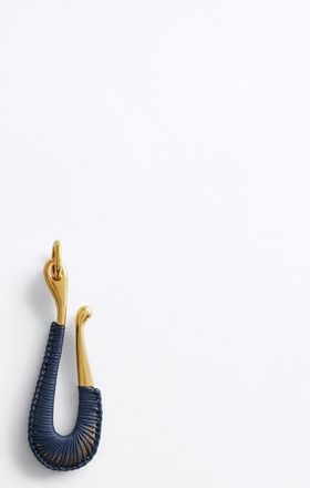 Bottega Veneta Porte-cl&eacute;s crochet - Bleu - Femme - Unisex