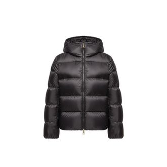 Moncler Moncler Doudoune Courte &Agrave; Capuche Feligule, Femme, Noir, Taille: 00