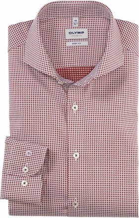 Olymp Olymp, Herren, Shirts, Rot, 4XLGröße