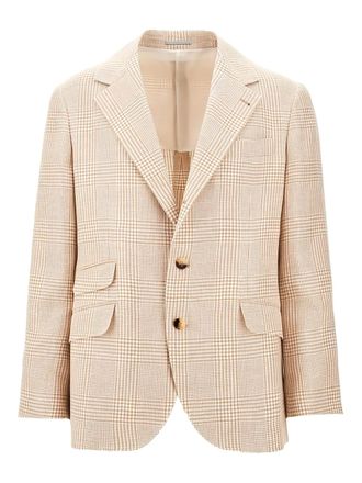 Brunello Cucinelli blazer &agrave; simple boutonnage - Tons neutres