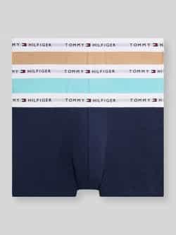 Tommy Hilfiger Regular Fit Trunks aus Baumwoll-Mix im 3er-Pack