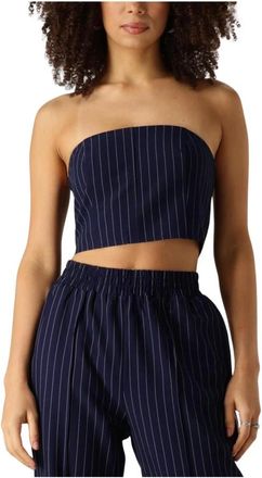 Refined Department Blaue Eline Top f&uuml;r Frauen - - Tops - Damen - Blau - L