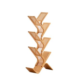 Generic Baum-B&uuml;cherregal, kreatives gebogenes vertikales B&uuml;cherregal, B&uuml;cherregal, platzsparend, geeignet for die Aufbewahrung von B&uuml;chern, CDs und Zeitschrif