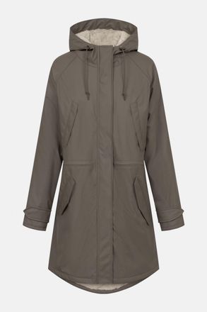 Derbe Derbe Regenjacke Friese Tildaholm Damen Braun Gef&uuml;ttert