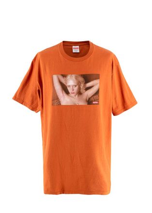 SUPREME Orange Gummo Dot T-Shirt Size XL