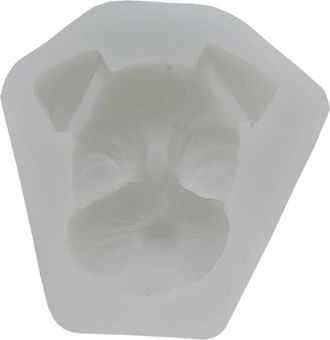 STOBOK Silikon-backform F&uuml;r Fondant Kuchen-deko-form Hunde-silikonform in Schnauzer-design Geeignet F&uuml;r Cupcakes Desserts Schokolade Und S&uuml;&szlig;igkeiten Umweltfr