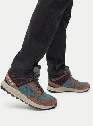 Merrell Schn&uuml;rstiefeletten Wildwood Mid Ltr Wp J068031 Gr&uuml;n