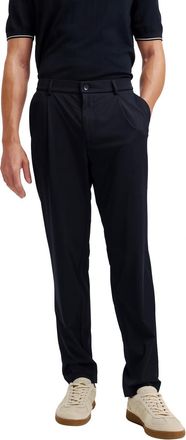 Bugatti Herren Stoffhose Bundfalte Loose Fit