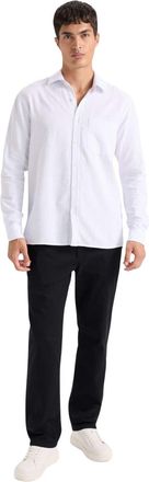 DeFacto Herren Chino Hose - Stilvolle und Bequeme Herrenhose - Klassische Chino-Hosen f&uuml;r einen modischen Look und h&ouml;chsten Black 36-32