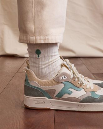 Faguo Lot de chaussettes cr&egrave;me et beige