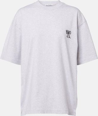 Acne Studios T-shirt ray&eacute; en coton &agrave; logo