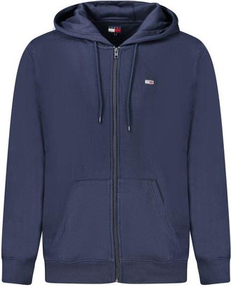 Tommy Hilfiger Cotton-Blend Hooded Sweatshirt Hoodie - Blue