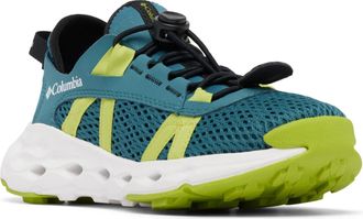 Columbia Unisex Kids Kids Drainmaker XTR Watersports Shoes, Green (Y Cloudburst x Napa Green), 13 UK