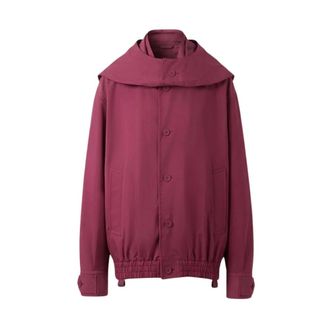 Issey Miyake Homme, Vestes, Violet, Taille: 44 FR Blouson