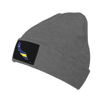 Generic Coupe-Vent Bonnet Tricot&eacute;, Carte des Drapeaux de Cura&ccedil;ao, &Eacute;pais Beanie Hiver, Bonnet Hiver Chaud Tricot pour Sports, Femme, Adultes