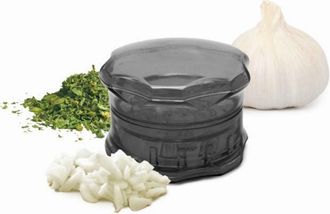 Nerthus Kitchenware FIH 318 Moltors Knoblauch, pp, grau, 9 x 7 x 7 cm