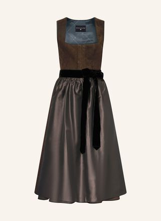 Kinga Mathe Kinga Mathe Dirndl Latina Mit Glitzergarn braun