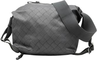 Bottega Veneta Pre-owned Sac bandouli&egrave;re vintage - Homme - Pre-owned - Gris - Taille: ONE Size