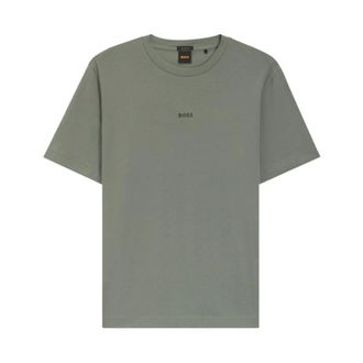HUGO BOSS Homme, Tops, Vert, Taille: XL T-shirt &agrave; Manches Courtes et Col Rond