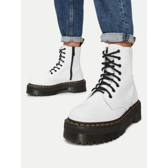 Dr. Martens Schn&uuml;rstiefel Dr. Martens Jadon 15265100 Wei&szlig;