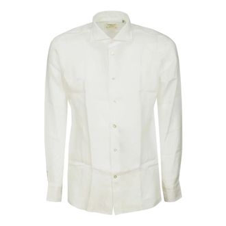 Borriello Linen Shirt - - Shirts - Herren - Wei&szlig; - M