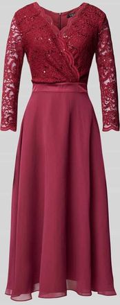 Swing Cocktailkleid in Wickel-Optik