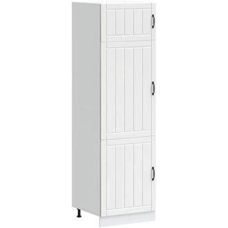 vidaXL Vidaxl - Armoire de cuisine Lucca blanc bois ding&eacute;nierie