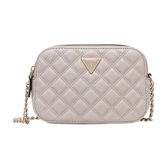 Guess Giully Quilted Crossbody Bag - - Bags - Damen - Beige - ONE SIZE