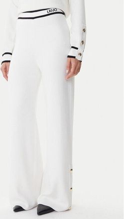 Liu Jo Strickhose TF5252 MS59L &Eacute;cru Regular Fit