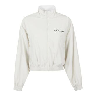 Balenciaga Cursive Tracksuit Jacket - - Jackets - Damen - Wei&szlig; - L