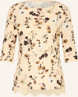 Marc Cain Shirt Mit 3/4-Arm Und Spitze gelb