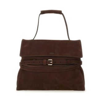 Moschino Femme, Sacs, Brun, Taille: ONE Size Tie Me Medium Bag