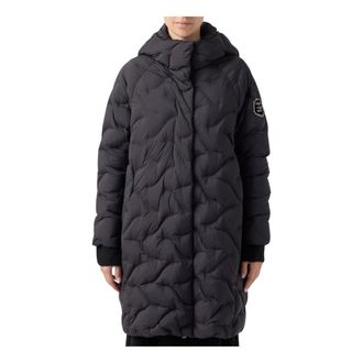 Ermanno Scervino Doudoune logo cristaux - Femme - Manteaux - Noir - Taille: 36 FR