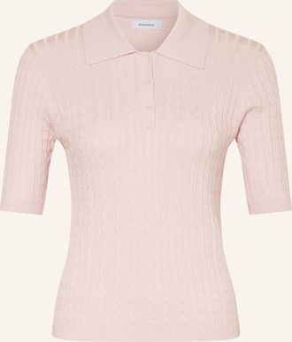 Darling Harbour Darling Harbour Strick-Poloshirt rosa