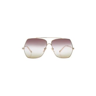Chlo&eacute; Sonnenbrille - - Accessories - Damen - Gelb - 62 MM
