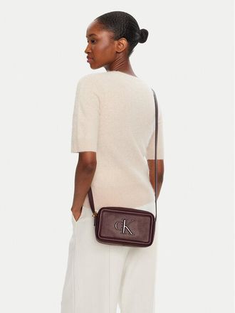 Calvin Klein Handtasche Bold Ck Camera Bag LV04F3220G Dunkelrot